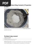 IS Code Specifications for PSC Cement | PDF | Concrete | Cement
