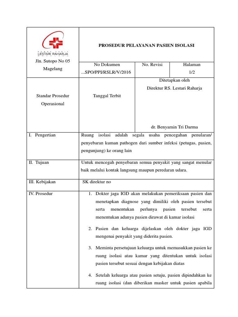 Standar Ruang Isolasi IGD dan ICU | PDF | Sains & Matematika