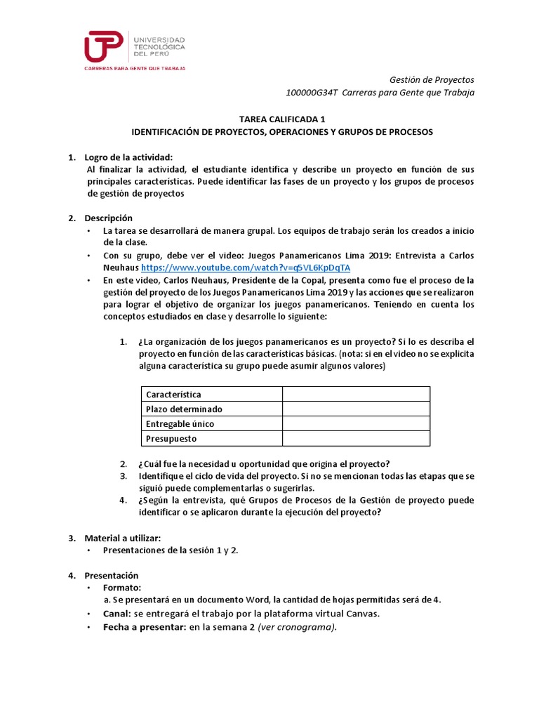 U2 S2 Tarea Calificada 1 ECV Indicaciones | PDF U2 S2 Tarea Calificada 1 ECV Indicaciones | PDF