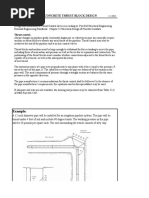 Thrust Block Design | PDF | Pipe (Fluid Conveyance) | Concrete