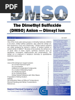 DMSO Health and Safety Information | PDF | Dimethyl Sulfoxide | Toxicity