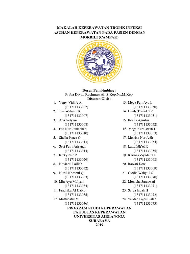 Asuhan Keperawatan Pada Pasien Dengan Morbili (Campak) | PDF ...