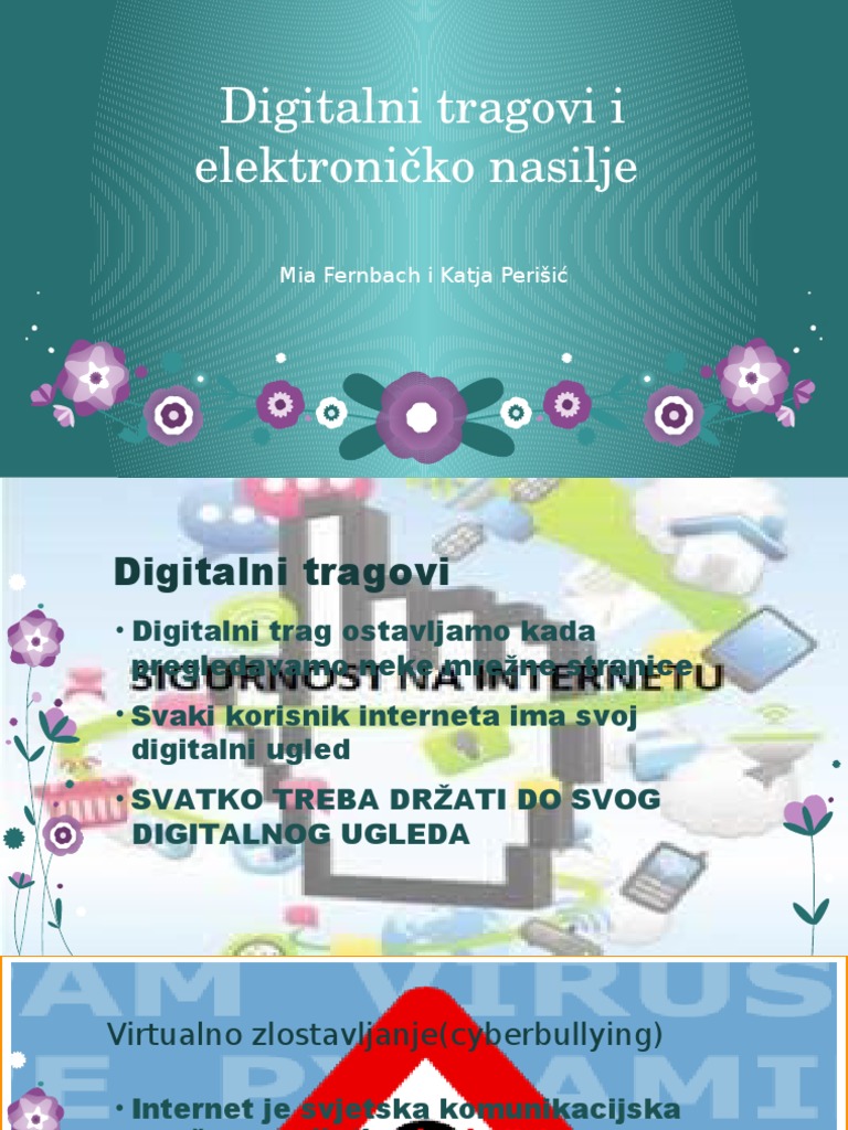 Digitalni Tragovi I Elektroničko Nasilje | PDF