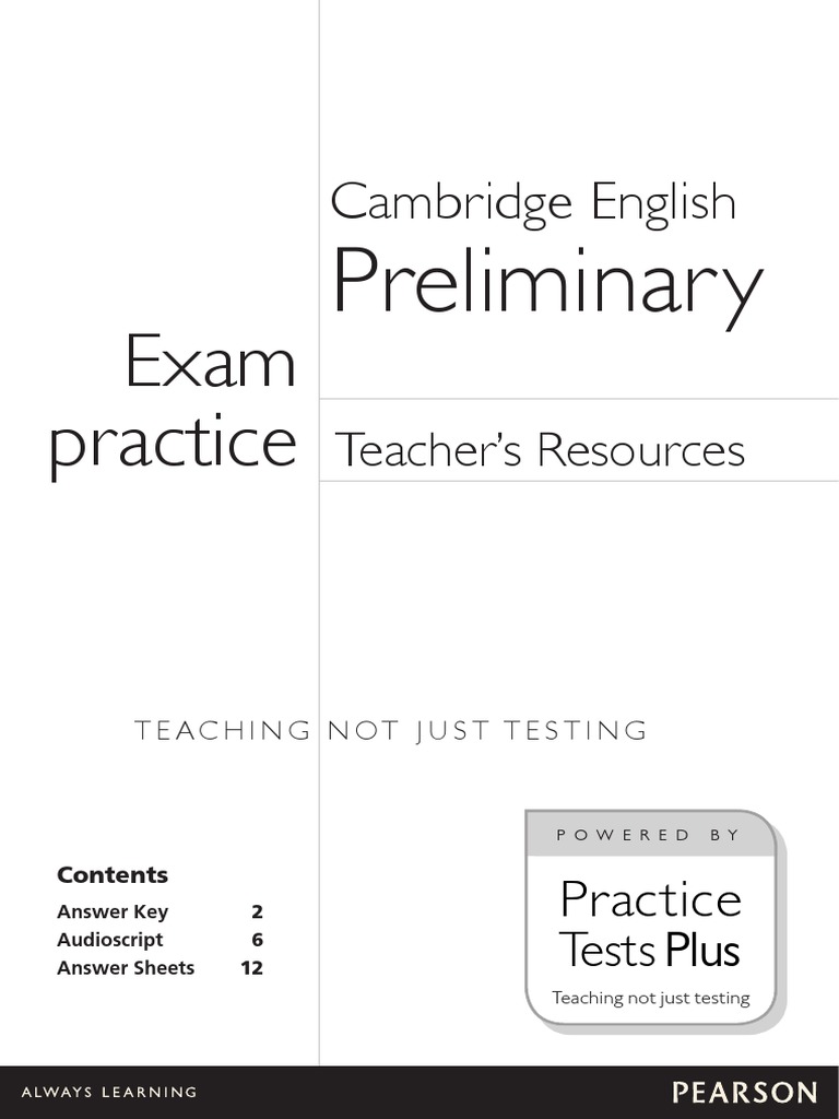 Preliminary Teachers Resources PDF | PDF