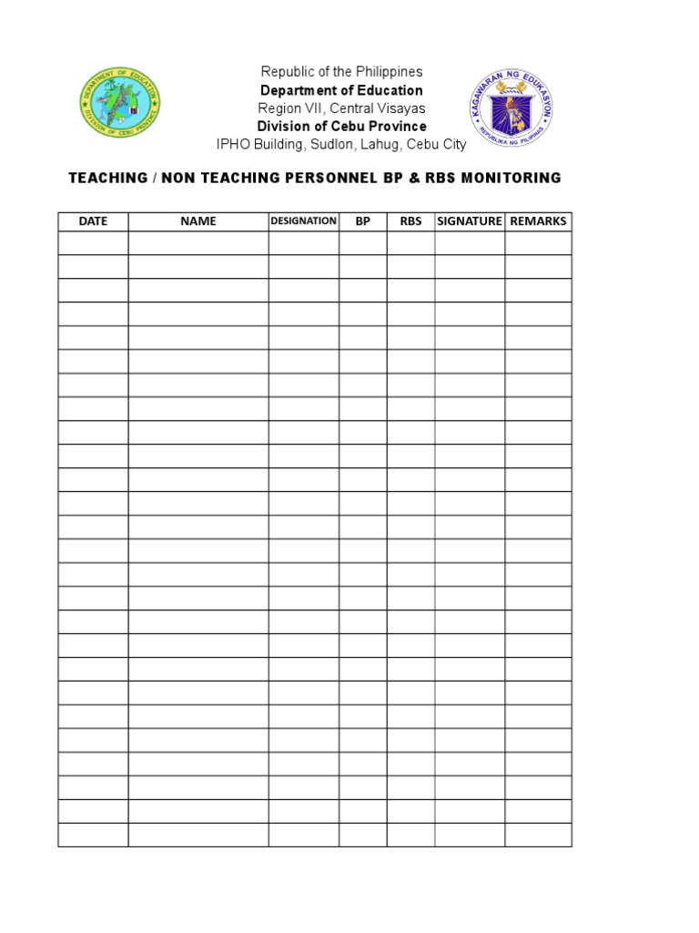 BP Rbs Monitoring | PDF