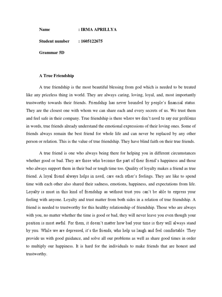 True Friendship Qualities | PDF | Friendship | Trust (Emotion)