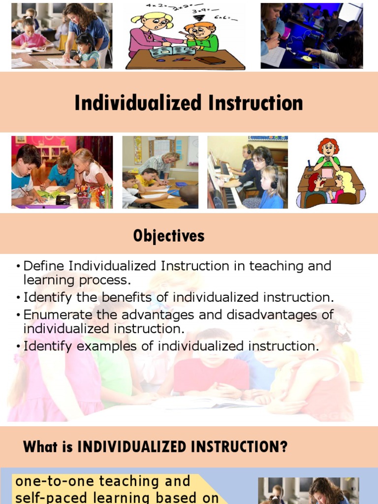 Individualized Instruction | PDF | Educational Technology | Distance ...