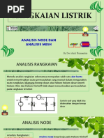 Sesi 9 - Prinsip Analisa Rangkaian (Mesh) | PDF