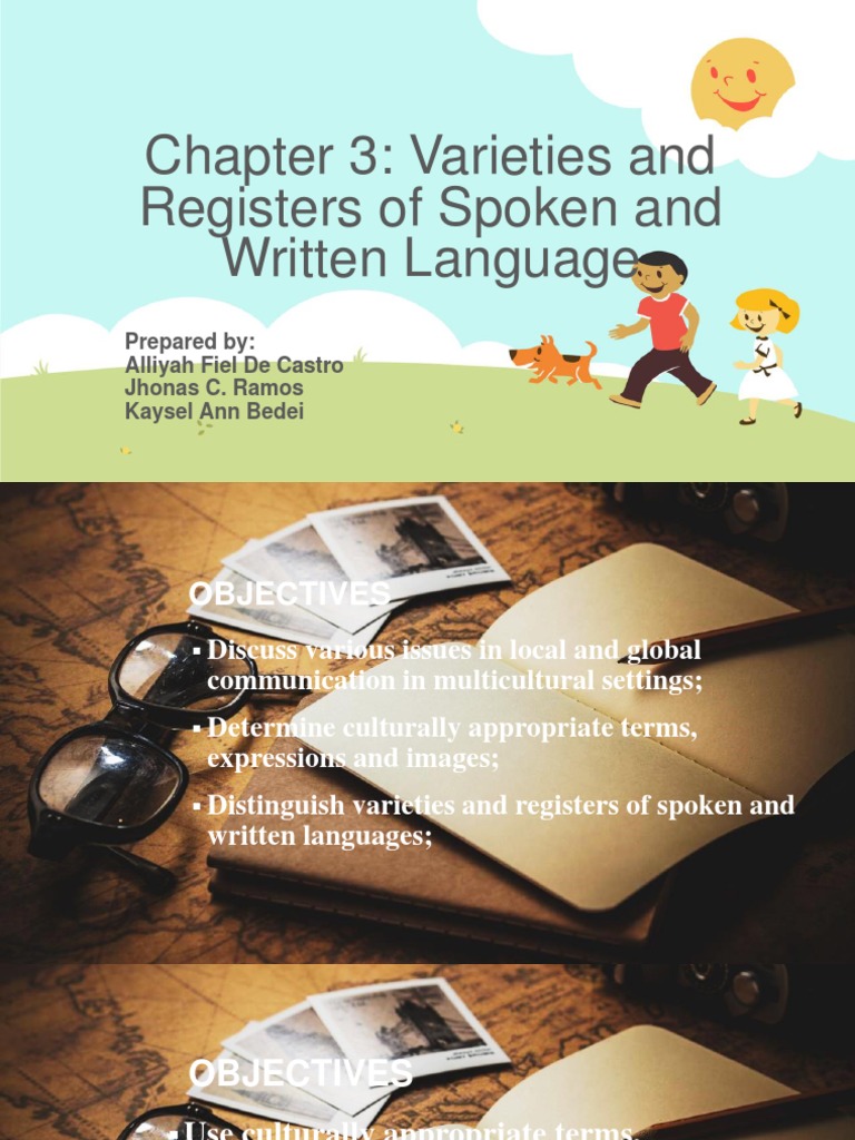 Chapter 3: Varieties and Registers of Spoken and Written Language | PDF ...