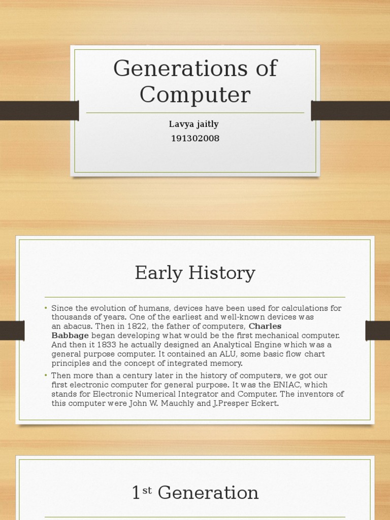 Generations of Computer | PDF