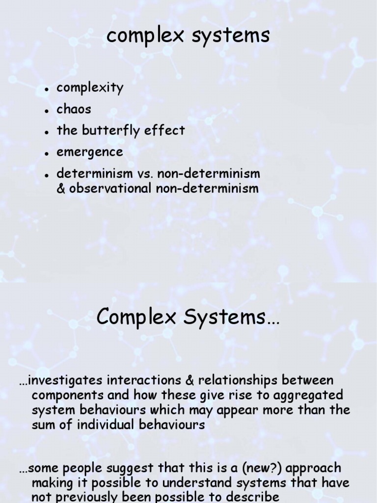Understanding Emergence in Chaos Theory | PDF | Chaos Theory | Emergence