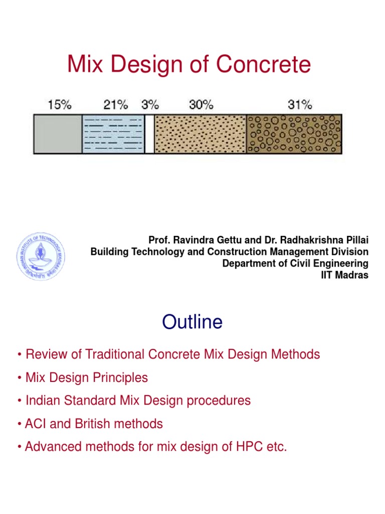 Mix-Design RGP | PDF | Construction Aggregate | Concrete