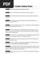 Workshop Safety Rules | PDF | Personal Protective Equipment | Safety