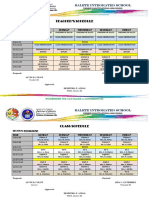 Time Table 2022-23 | PDF