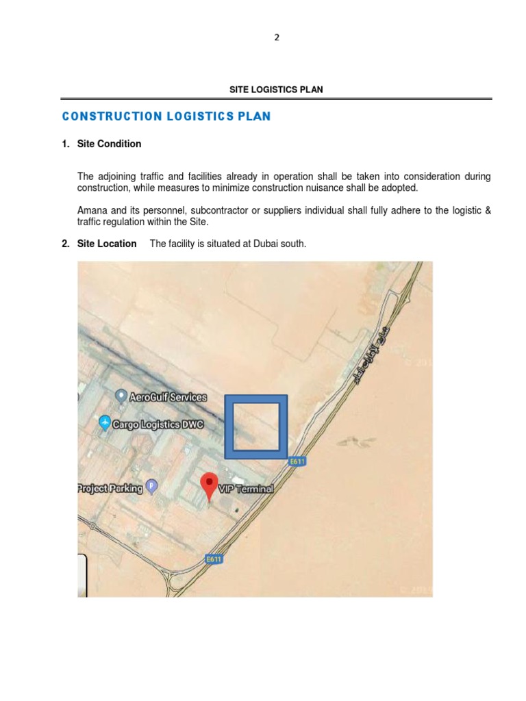 01.logistics Plan-RE | PDF | Logistics | Drinking Water