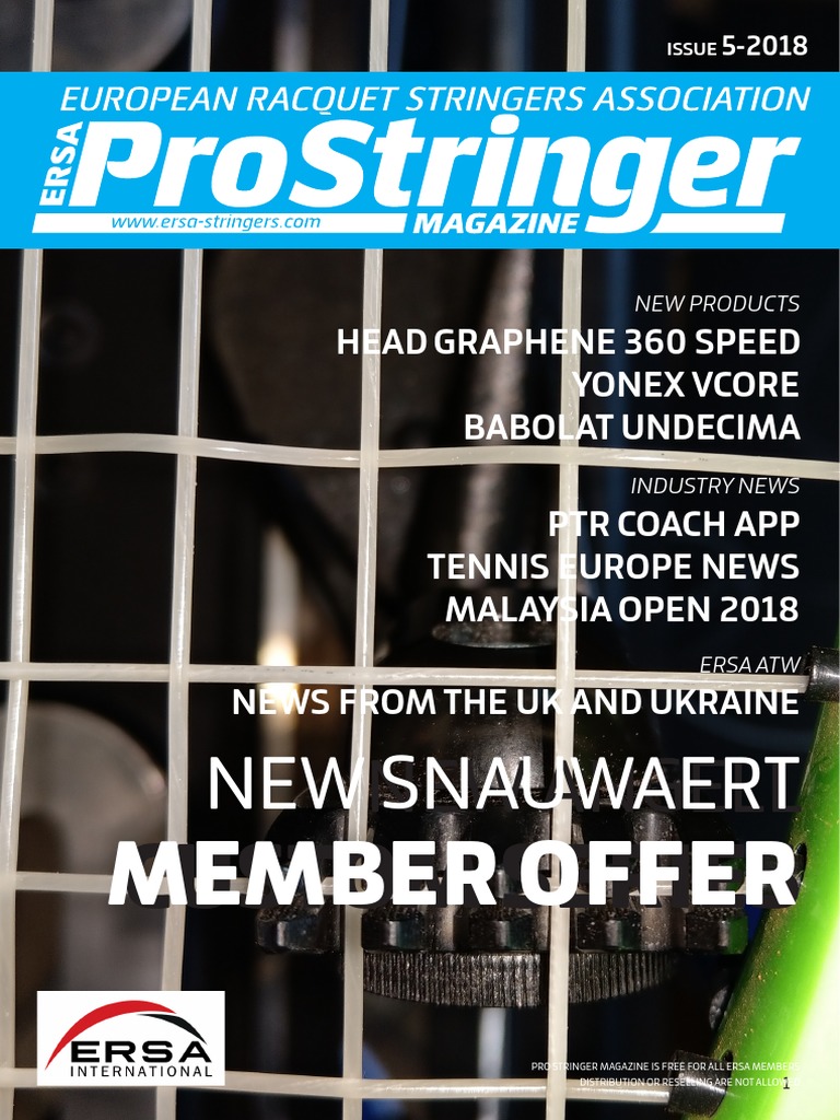 ERSA Pro Stringer Issue 5 - 2018 Prostringer5-18 Web | PDF | Serena ...