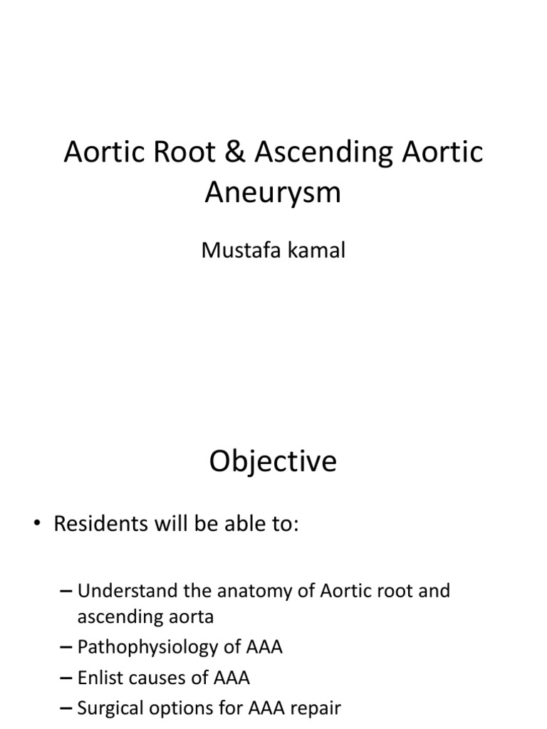 Anatomy, Causes, Diagnosis, and Surgical Management of Aortic Root and ...