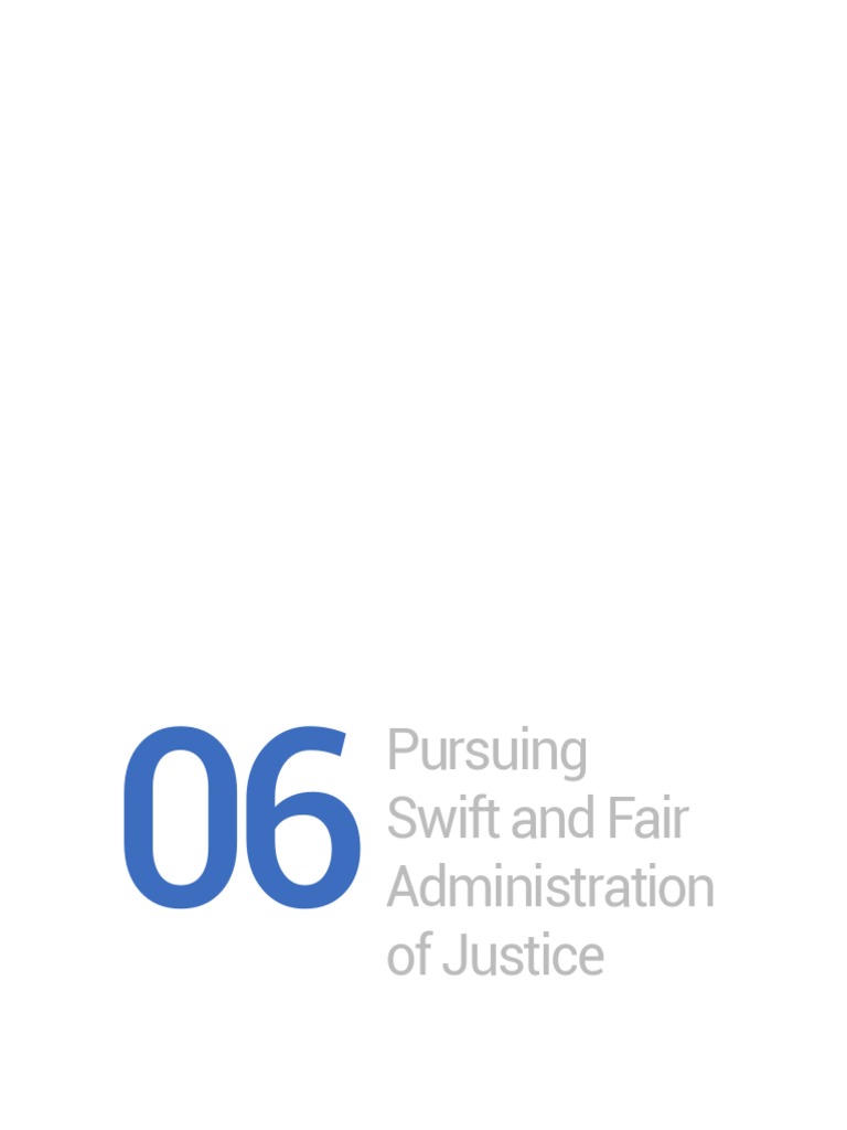 Pursuing Swift and Fair Administration of Justice | PDF | Plea Bargain ...