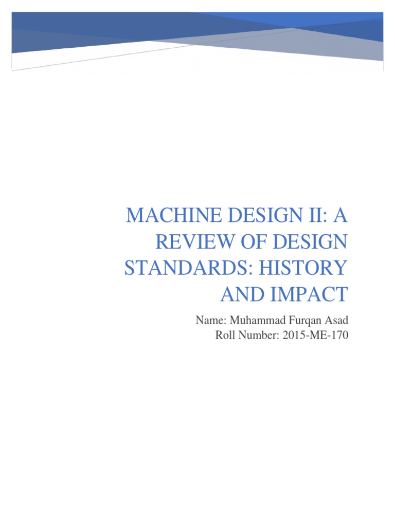 A Comprehensive Review of International Design Standards: Tracing their ...