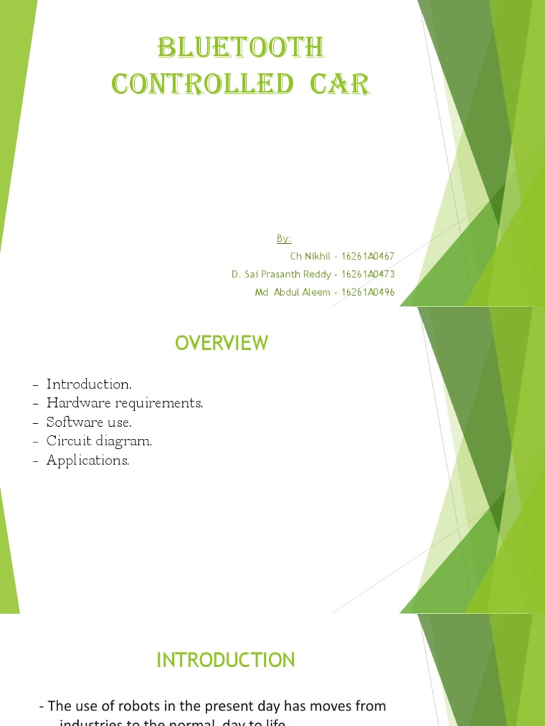Bluetooth Control Robot | PDF | Android (Operating System) | Arduino