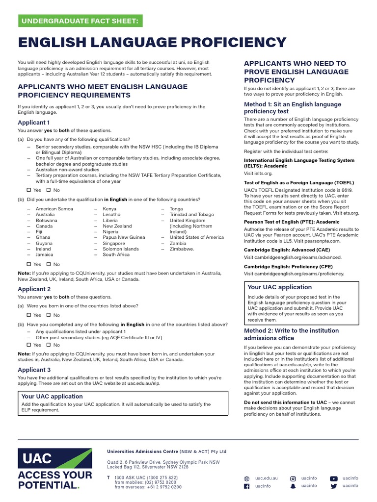 English Product Sheet | PDF | Educational Stages | Qualifications