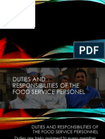 Kitchen Staff Duties and Responsibilities | PDF | Chef | Economies
