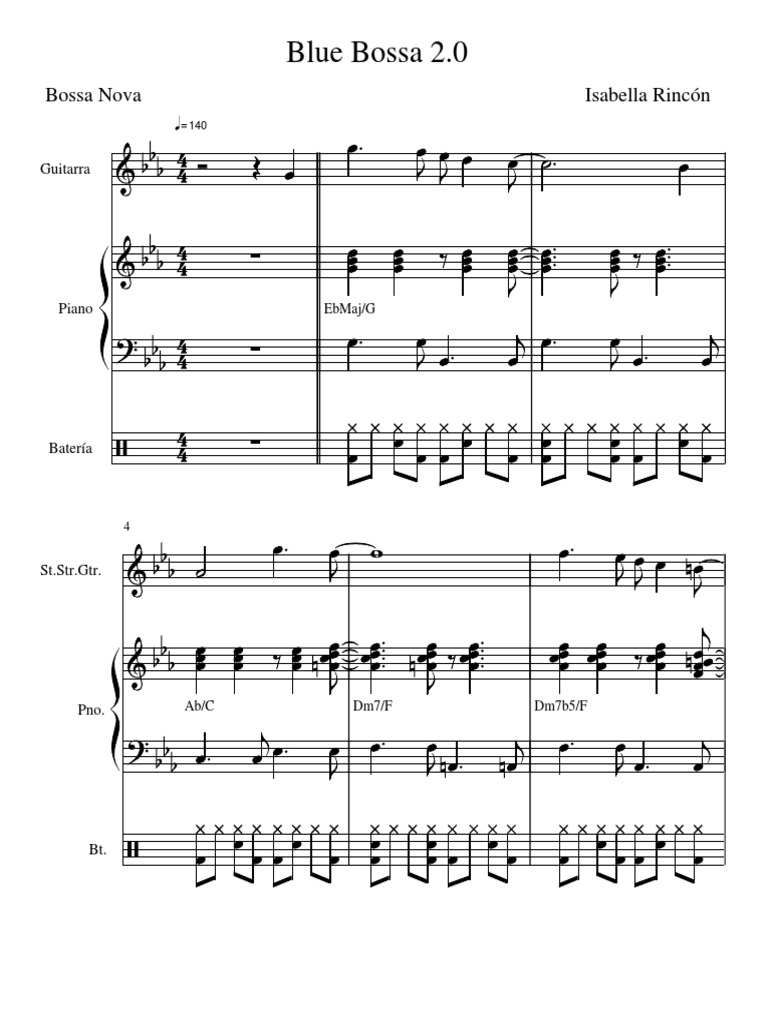 Blue Bossa 2.0 PDF | PDF