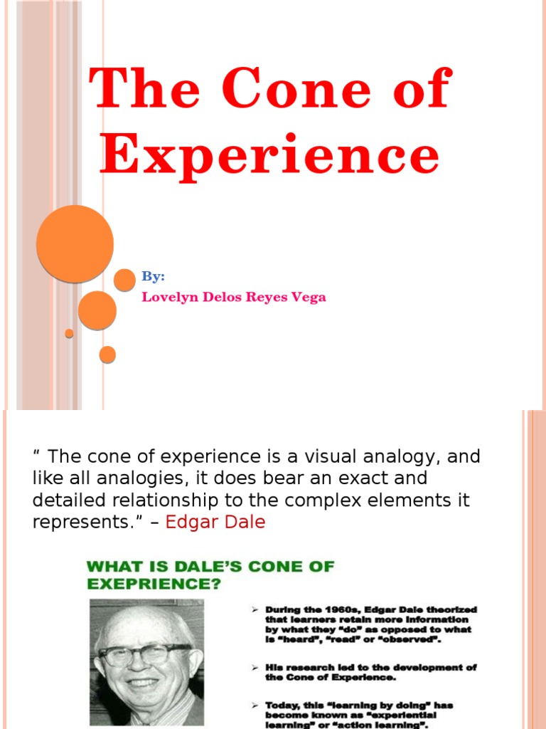 Understanding Dale's Cone of Experience | PDF | Perception | Abstraction