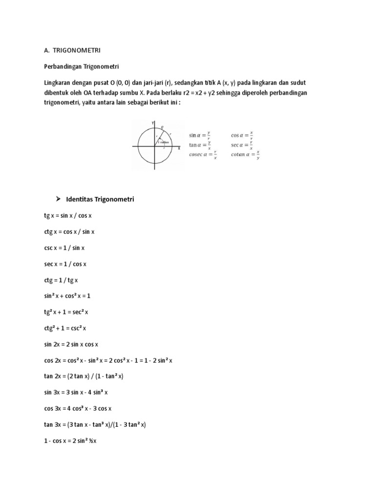 Rumus Matematika II | PDF | Sains & Matematika | Komputer