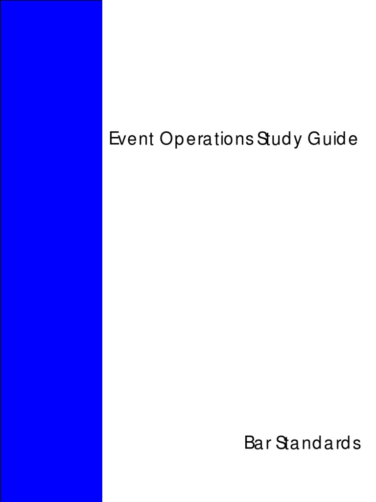 Study Guide Bar Standards | PDF | Bar | Martini (Cocktail)