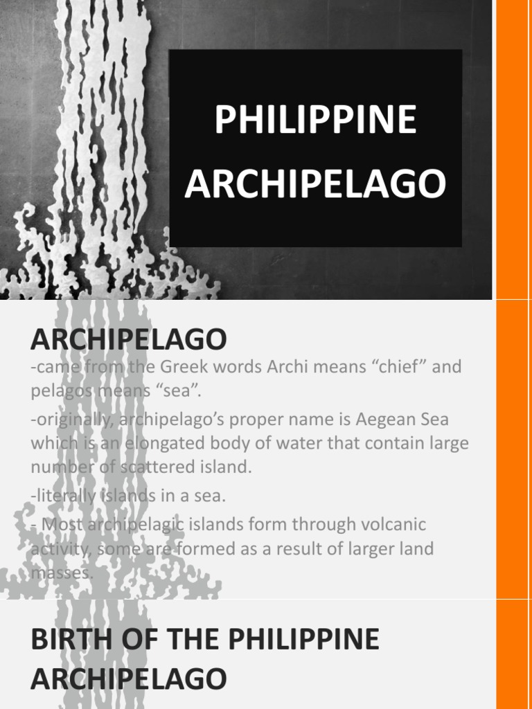 Philippine Archipelago Meaning