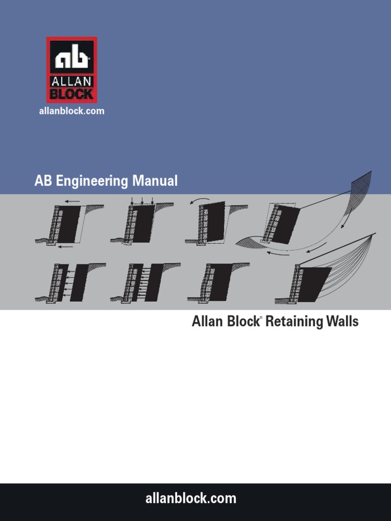 Allan Block Design Guide | PDF | Soil | Friction