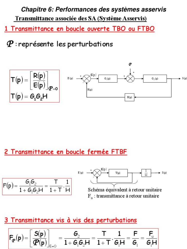 Systemes Asservis | PDF | Résonance | Régulation