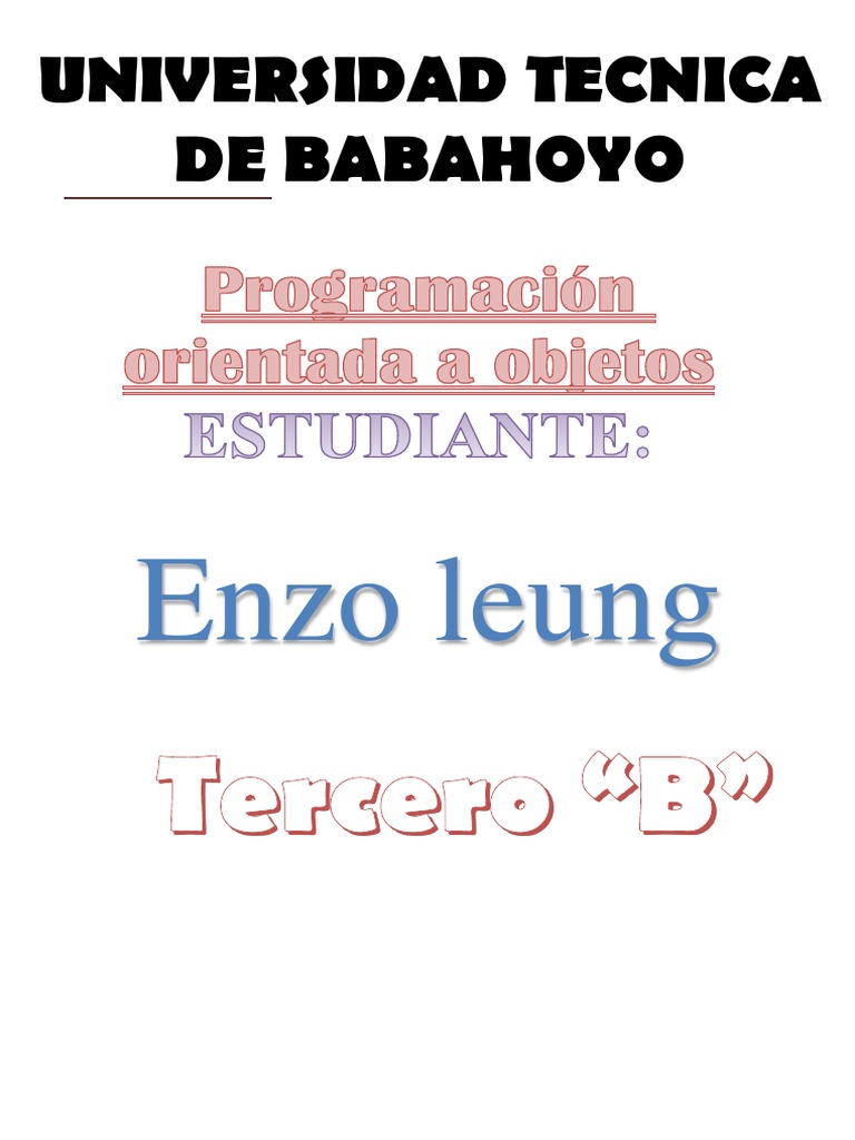 Ejemplos de identificadores en Java | PDF | Identificador | Áreas de ...