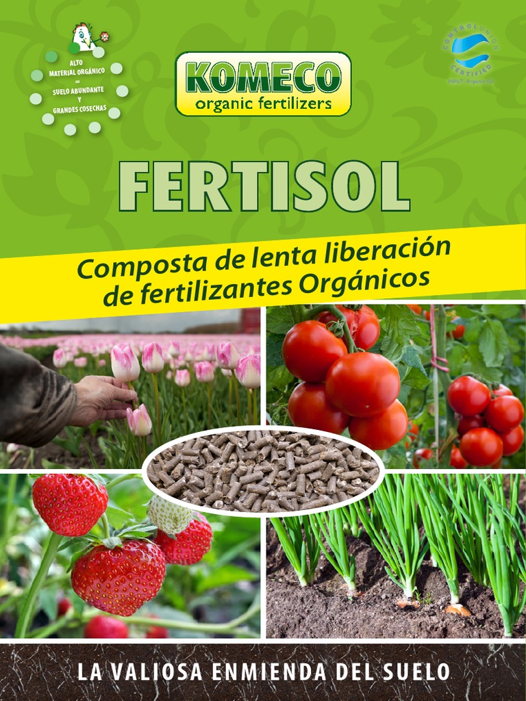 Leaflet Fertisol Espagnol LR | PDF | Fertilizante | Compost