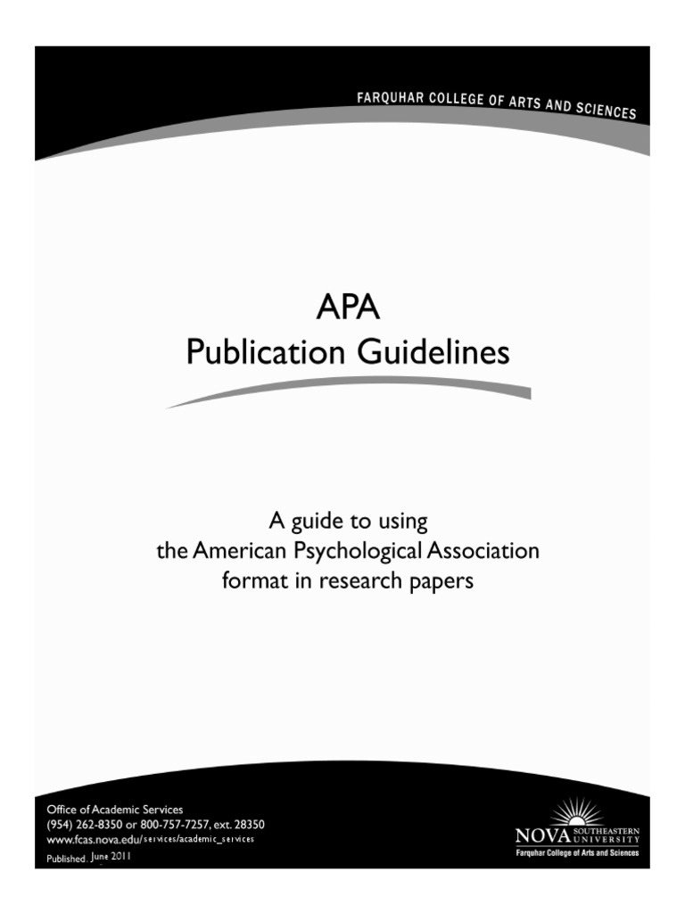 APA Handbook PDF | PDF | Plagiarism | American Psychological Association