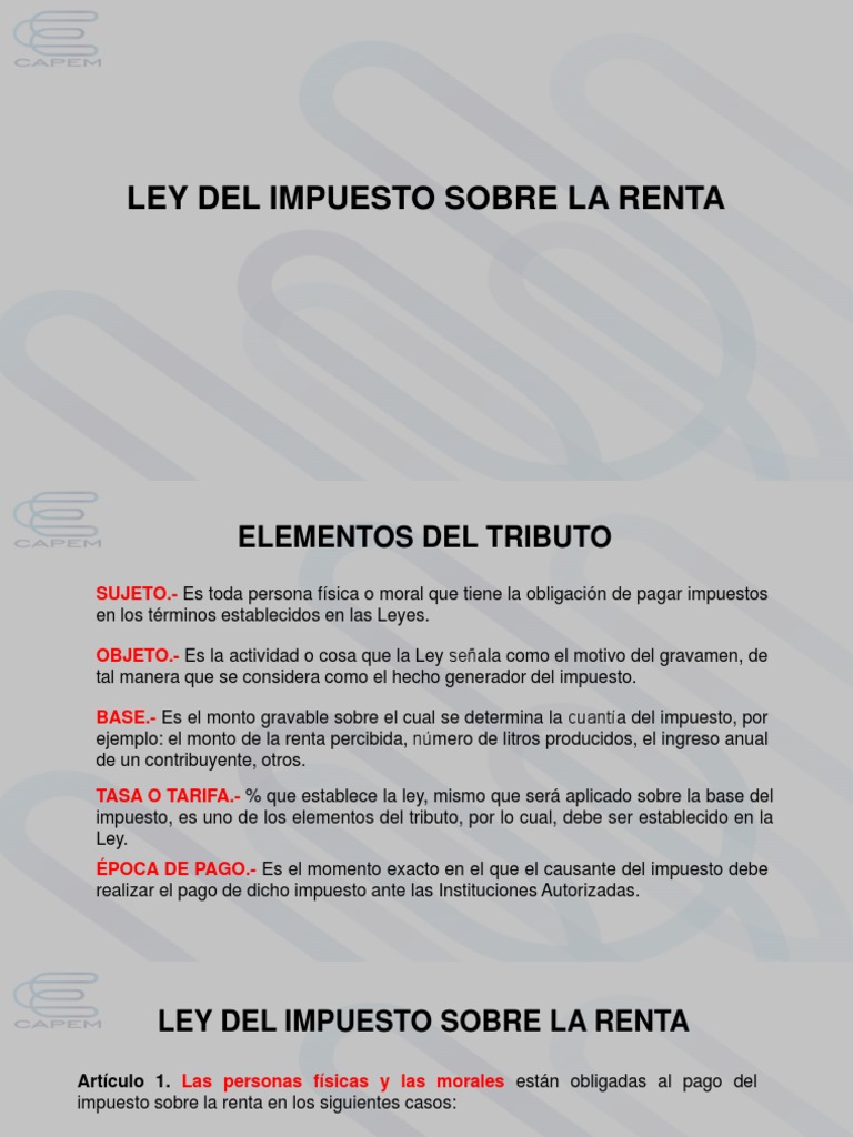 Análisis Lisr | PDF | Impuesto sobre la renta | Impuestos