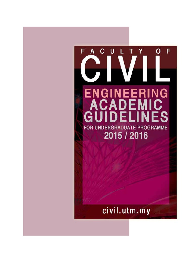 Civil Engineering Academic Guideline 2015 | PDF | Academia | Learning