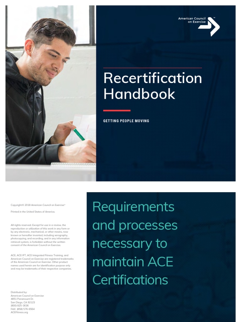 Recertification Handbook 2018 | PDF | Personal Trainer | Professional ...