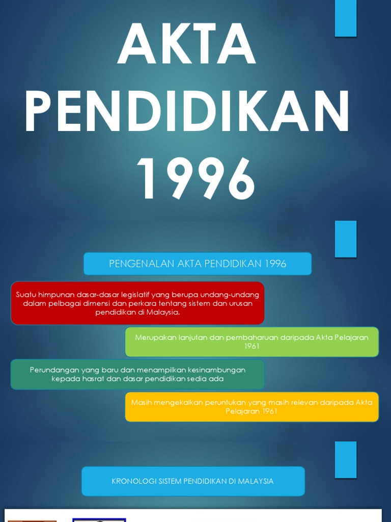 Akta Pendidikan 1996 | PDF