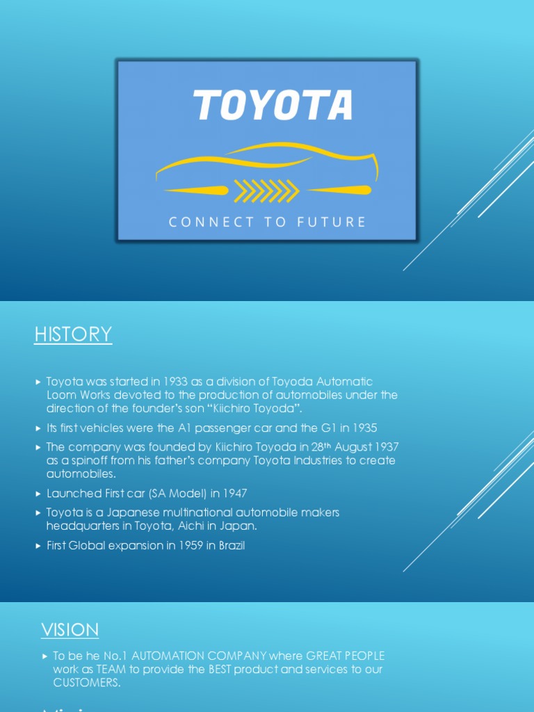 Toyota PPT Animated | PDF | Toyota | Car