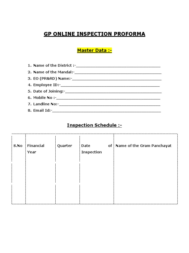 Inspection Module For Eopr | PDF | Cheque | Payments