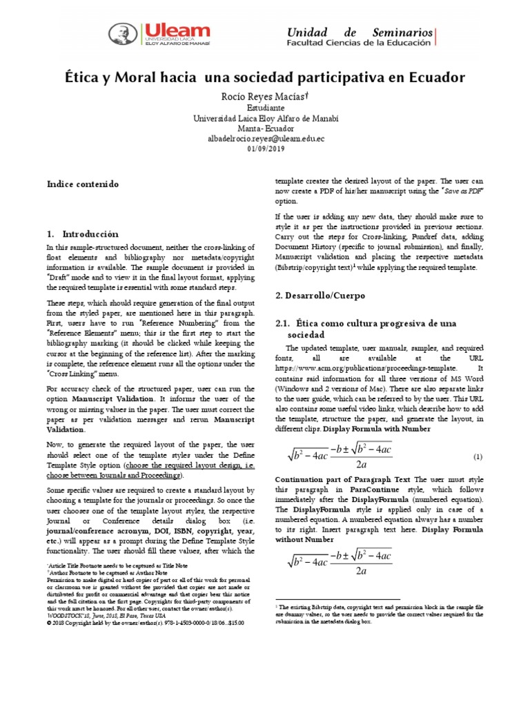 Ejemplo Del Trabajo Terminado | PDF | Microsoft Word | Written ...