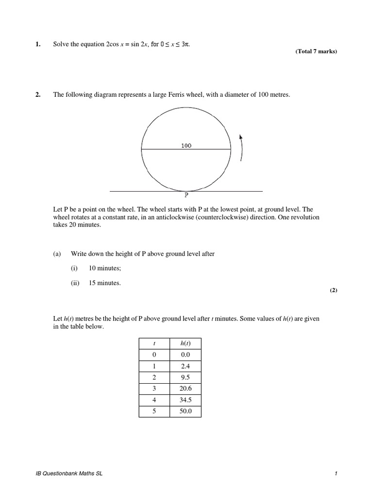 Trig | PDF | Trigonometric Functions | Sine