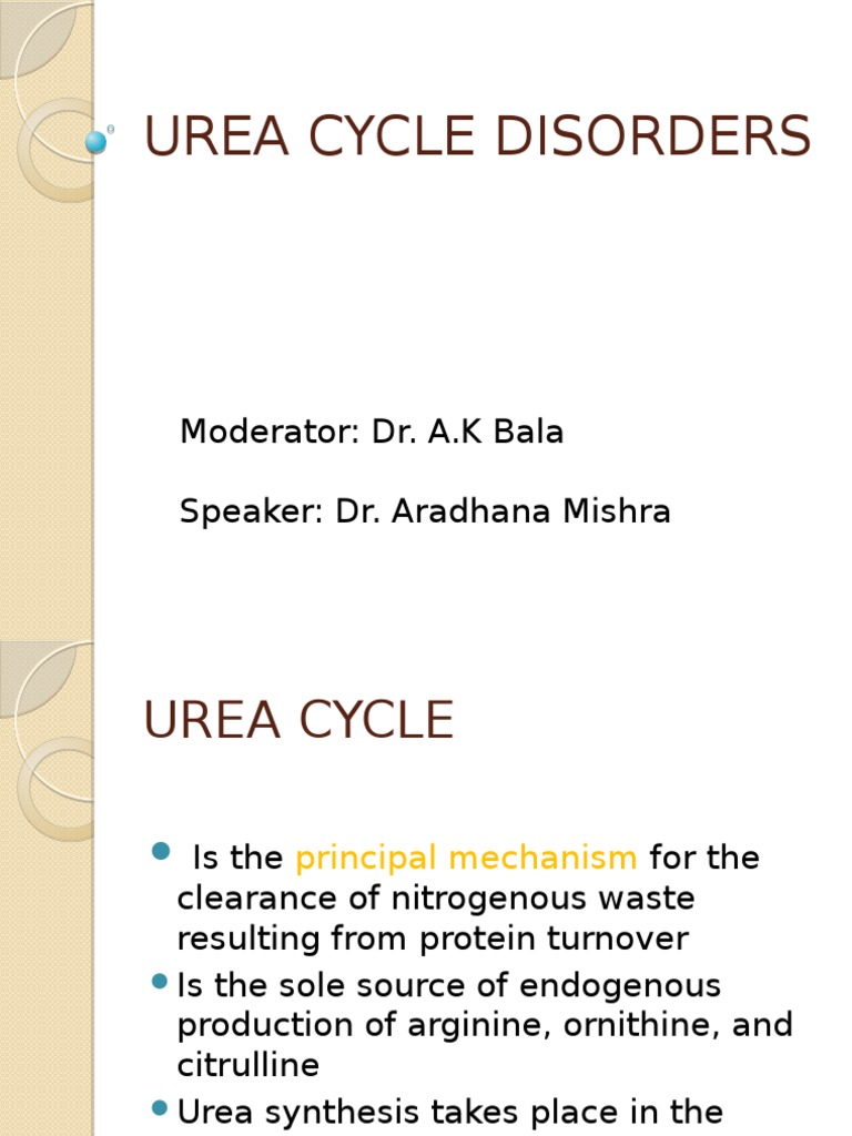 Urea Cycle Disorders | PDF | Metabolism | Medical Specialties