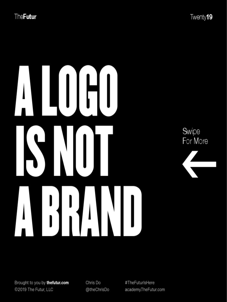Brand Is Not A Logo PDF | PDF | Logos | Brand