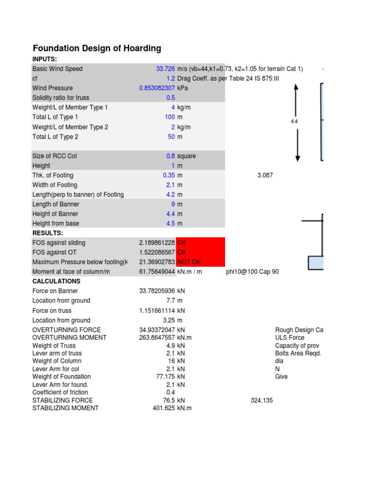 Hoarding Design | PDF | Mechanical Engineering | Classical Mechanics