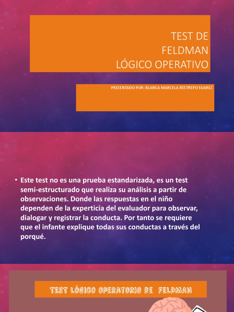 Feldman Test | PDF | Epistemología | Ciencia cognitiva