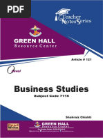 Commerce 7100 Revision Notes For o Level PDF | PDF | Educational ...