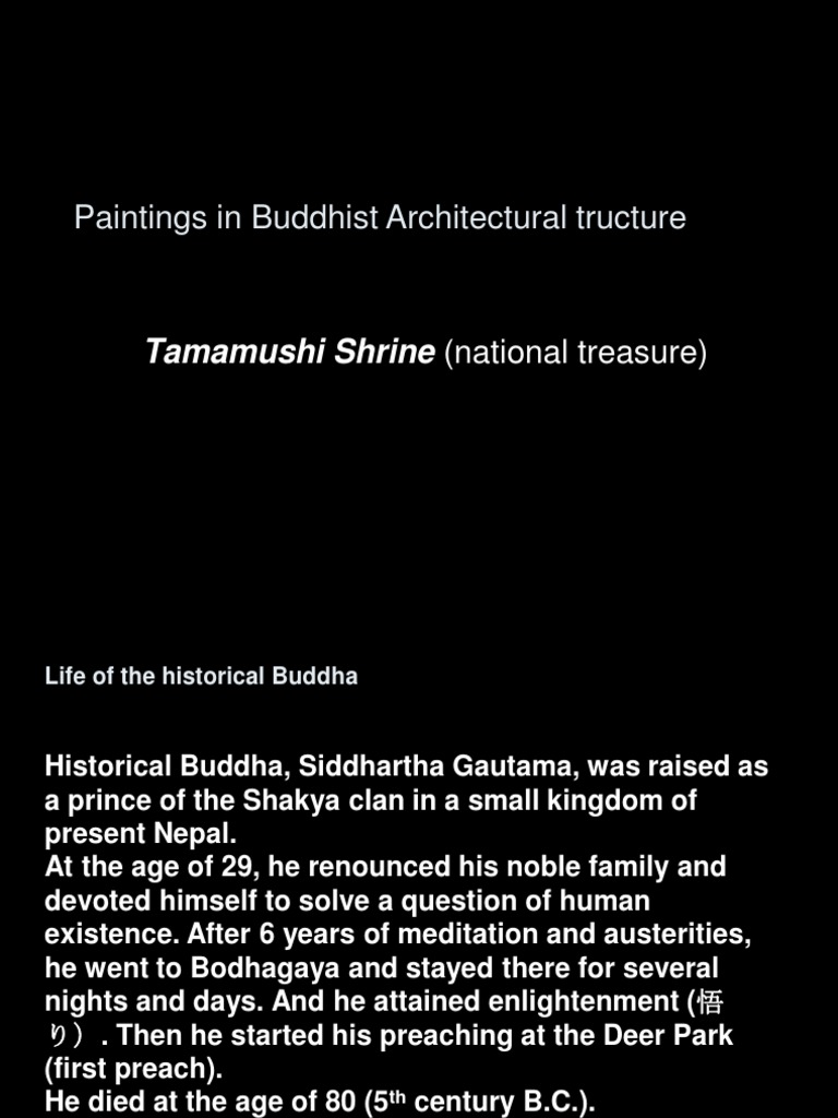 3-4, Paintings in Buddhist Architectural Structure, Tamamushi Shrine ...